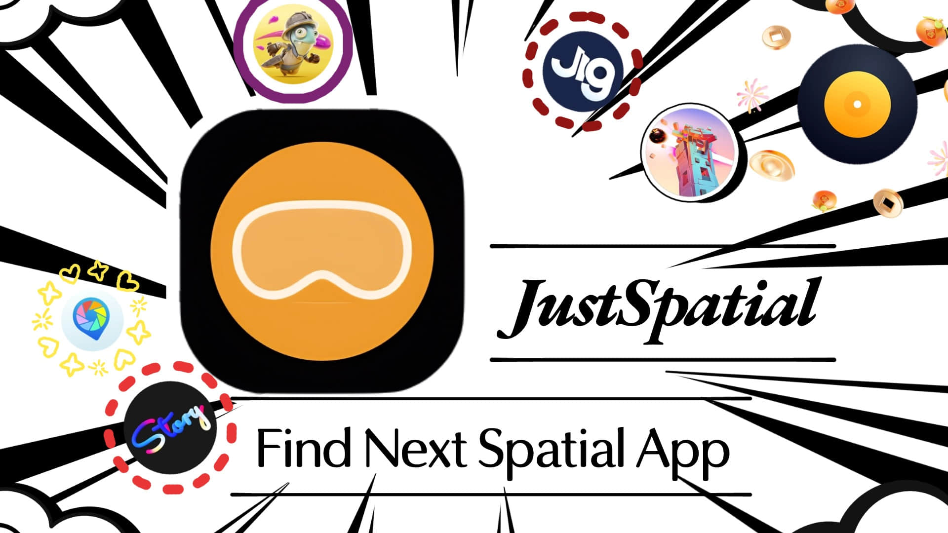 JustSpatial - Help you to find and manage best Apple Vision Pro Apps